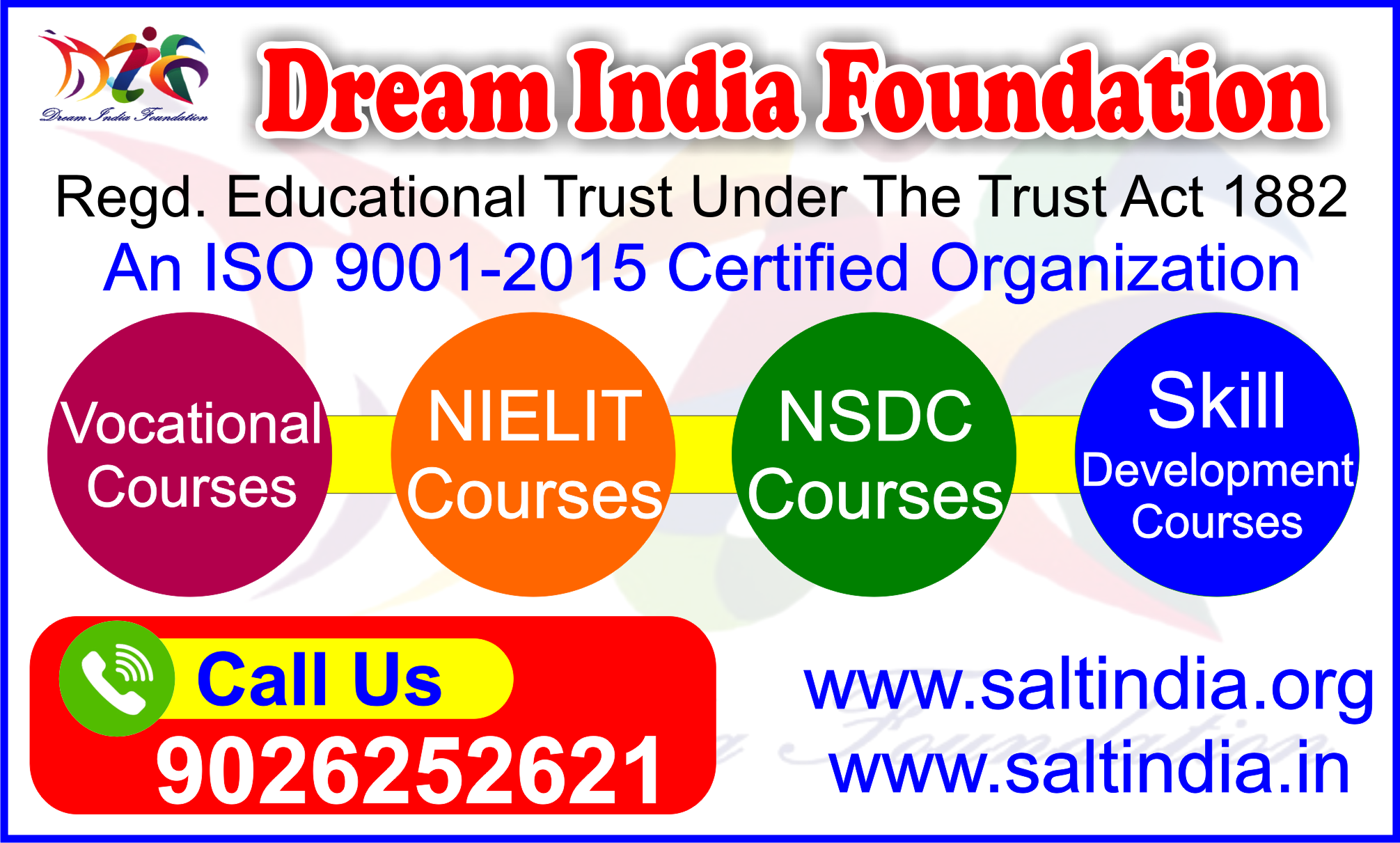 Skill Development Training Centre in India | Dream India Foundation